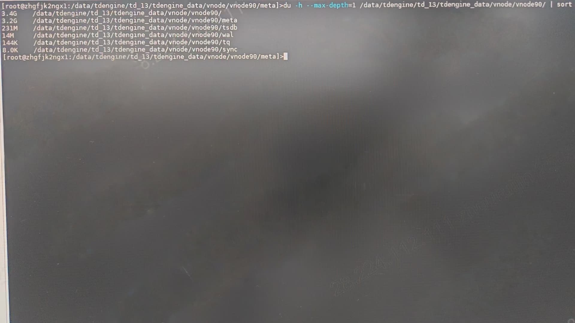 TD ENGINE VNODE meta目录占用比极高 - 开源版问题专区 - TDengine 社区论坛
