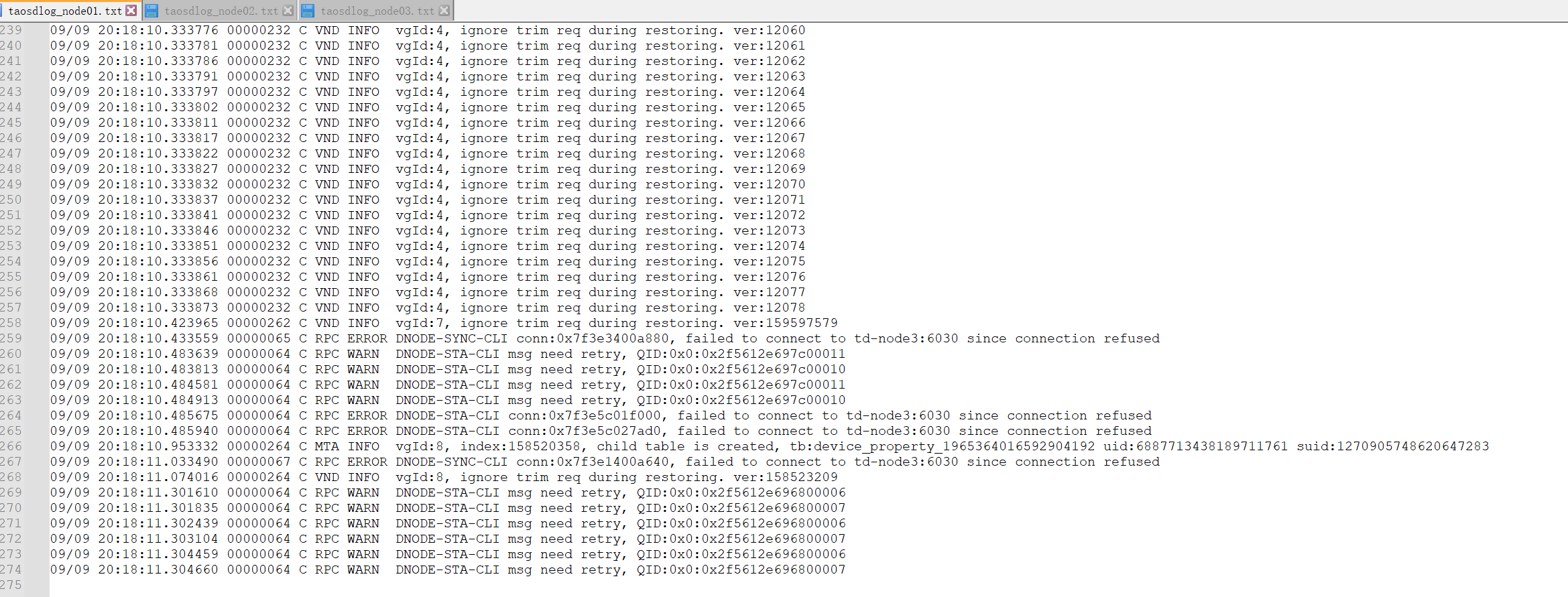 td集群查询报错Query memory exhausted 配置forceReadConfig =1 集群起不来 - 开源版问题专区 - TDengine 社区论坛